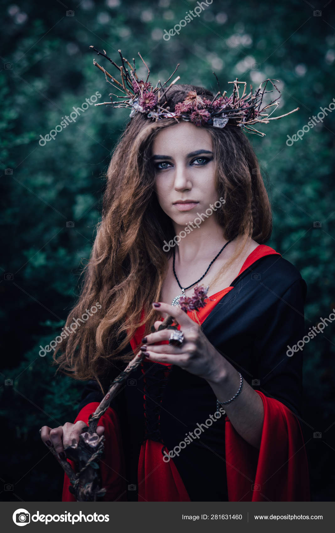 Fairy Tale Witch Forest — Stock Photo © 89609065481 #281631460