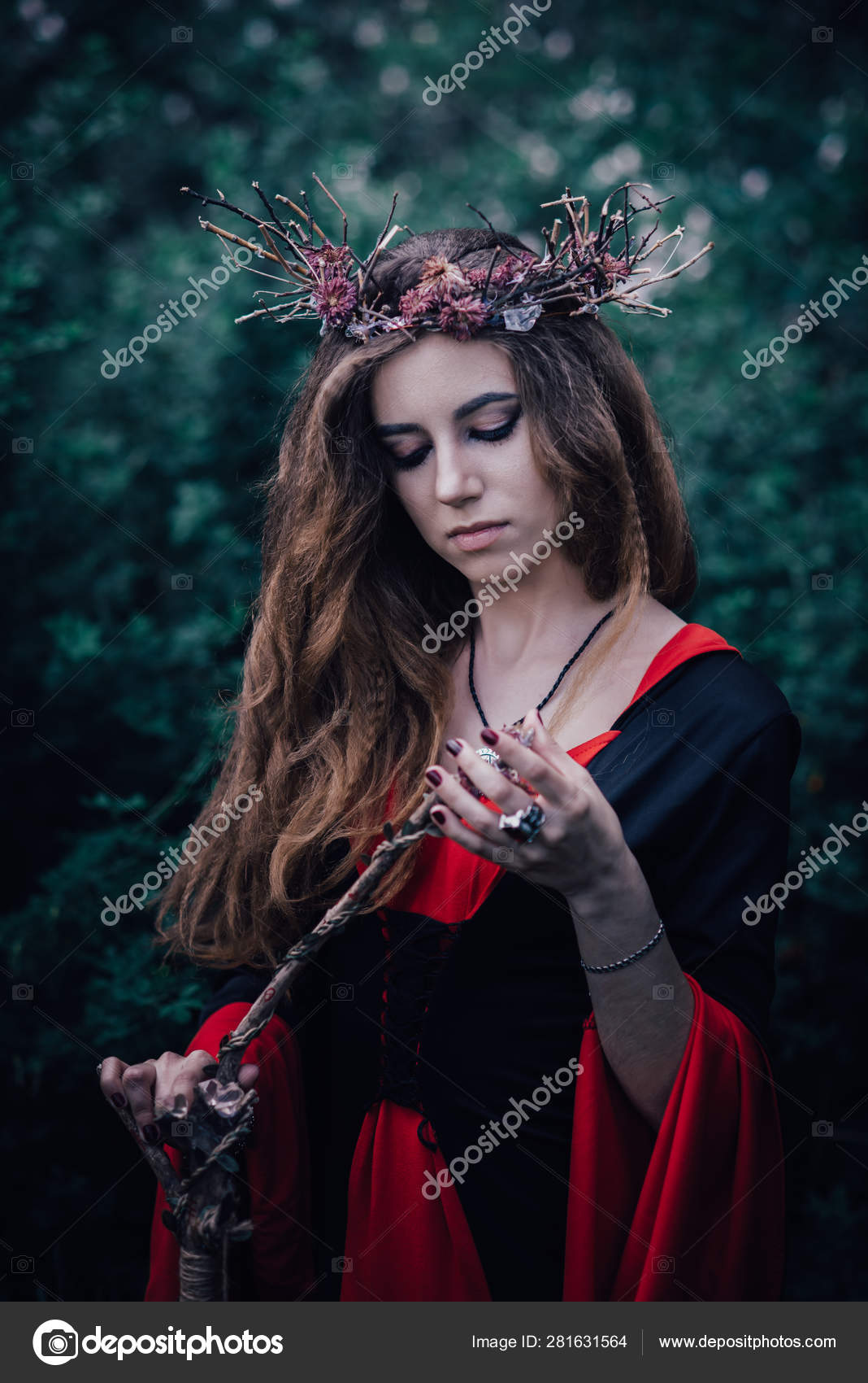 Fairy Tale Witch Forest — Stock Photo © 89609065481 #281631564