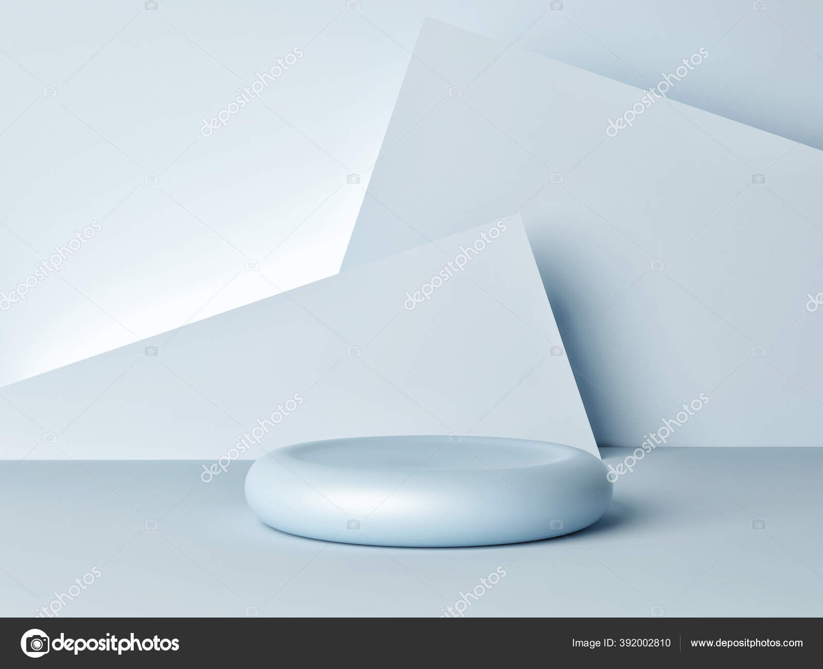 Abstract Geometry Shape Podium Minimal Style Product Presentation ...