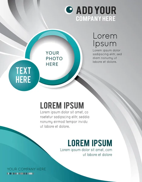 Magazine cover, design layout template. Abstract vector background ...