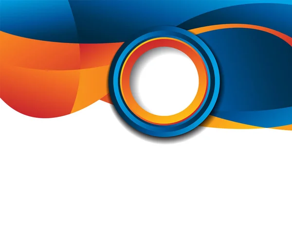 Vector Background Orange And Blue