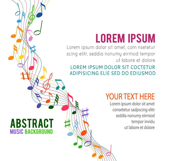 Color music notes Stock Vector by ©igordudas 94441514