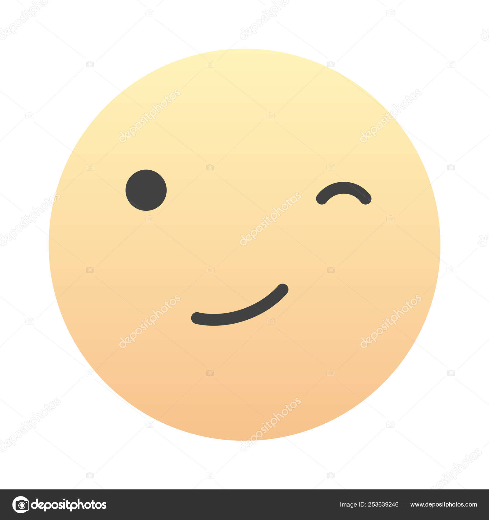 Emoji Sign Face Social Network Apps Stock Vector Image by ...
