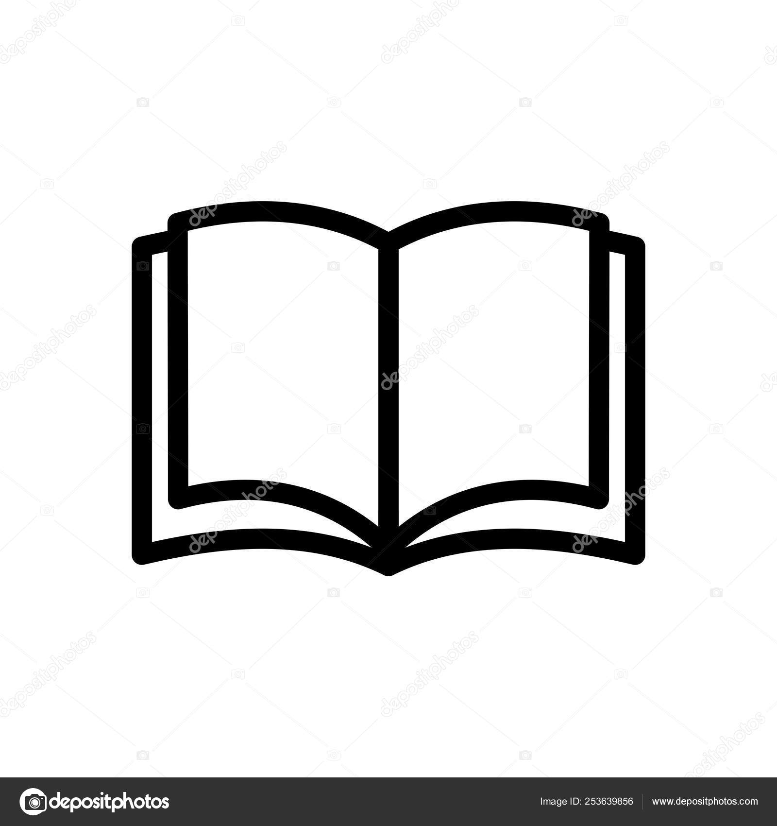 Book Icon Black And White
