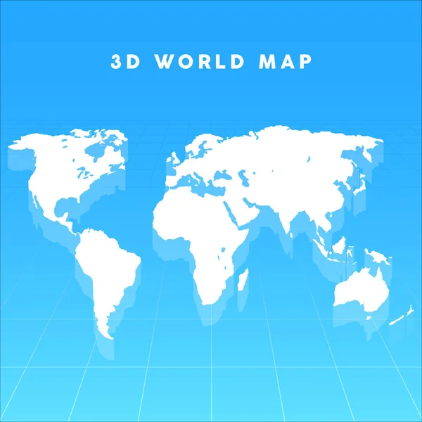 Blank Vector World Map Isolated Gradient Background World Map Vector ...