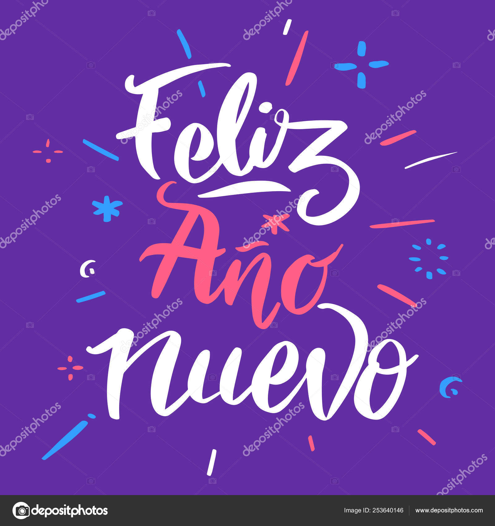 Spanish Congratulation Vector Illustration Stock Vector Image by ...