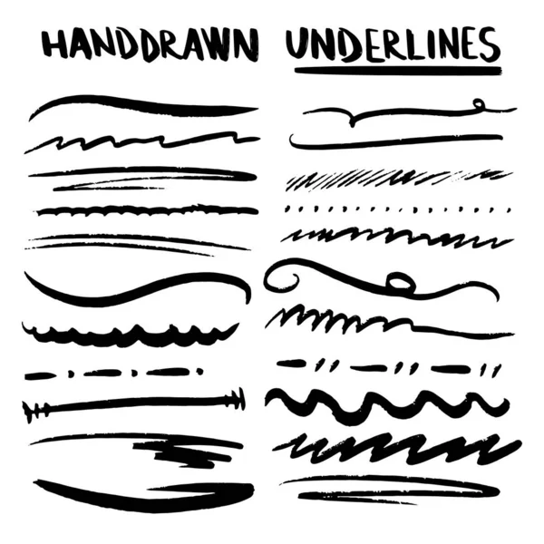 Different Underlines Vector Illustration Stock Vector by ...