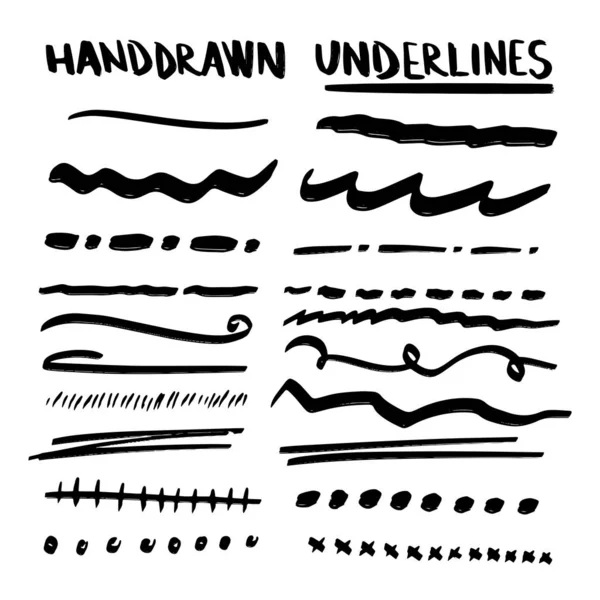 Different Underlines Vector Illustration Stock Vector by ...