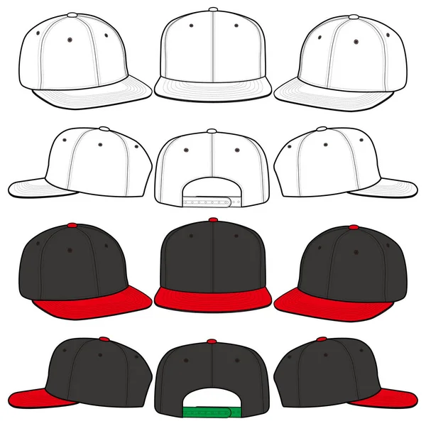 Snapback Template Vector