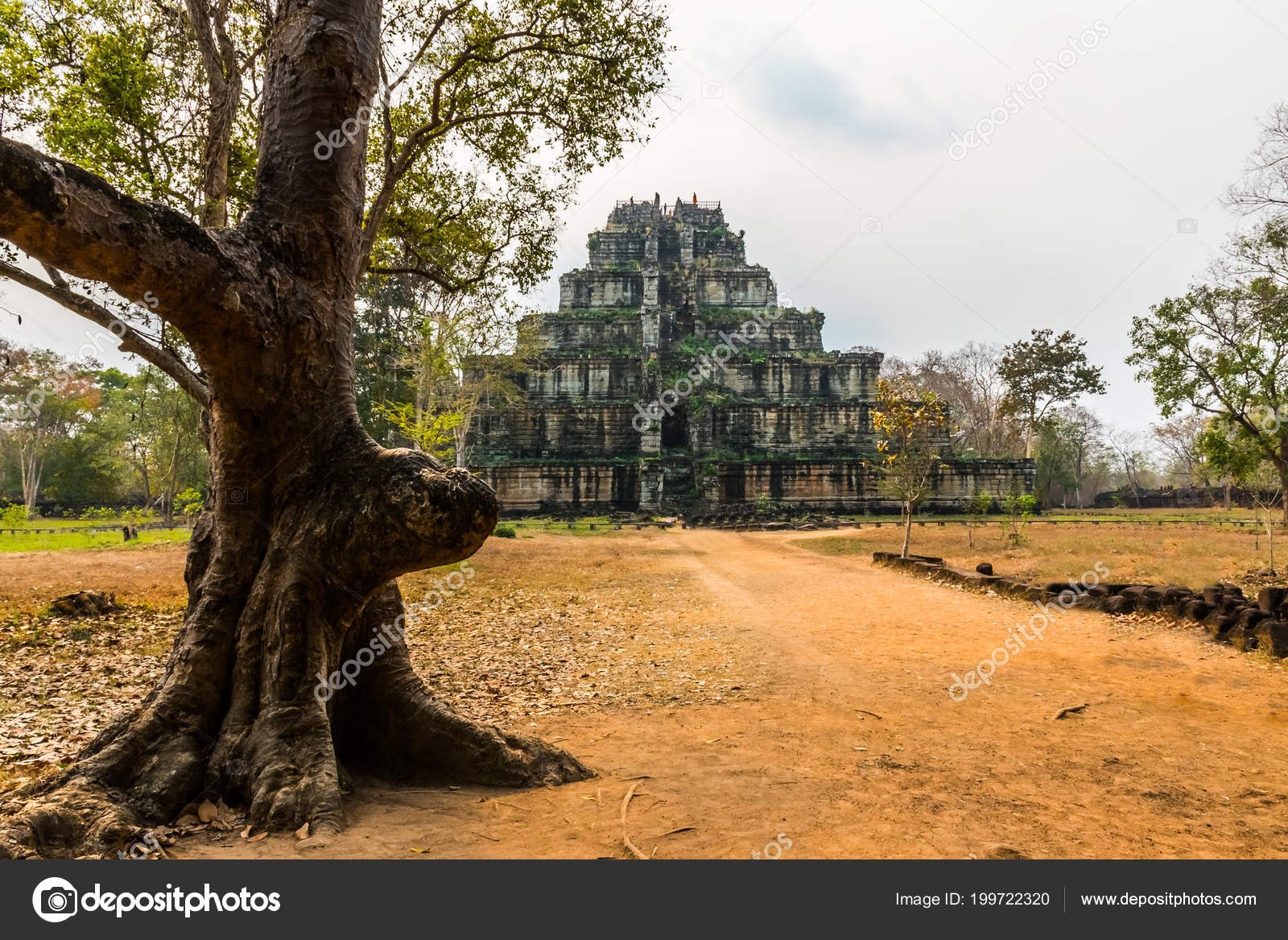 Pyramid Ancient Complex Koh Ker Cambodia Stock Photo by ©PSzabo 199722320