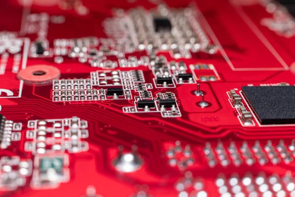 Transistors from the back of the video card under the graphic core ...