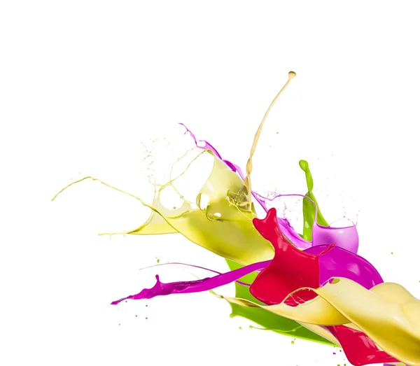 Color Splash Isolated White Background Stock Photo by ©habovka 307094570