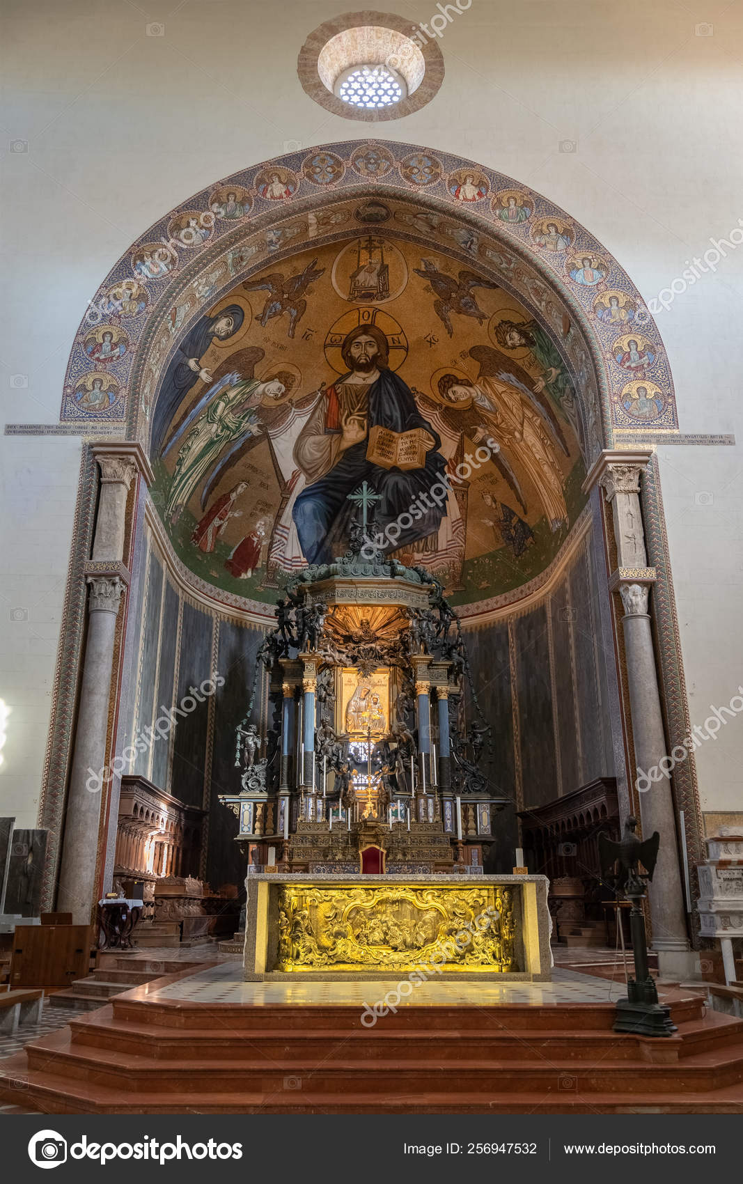MESSINA, ITALY - NOVEMBER 06, 2018 - Messina Duomo Cathedral and its ...