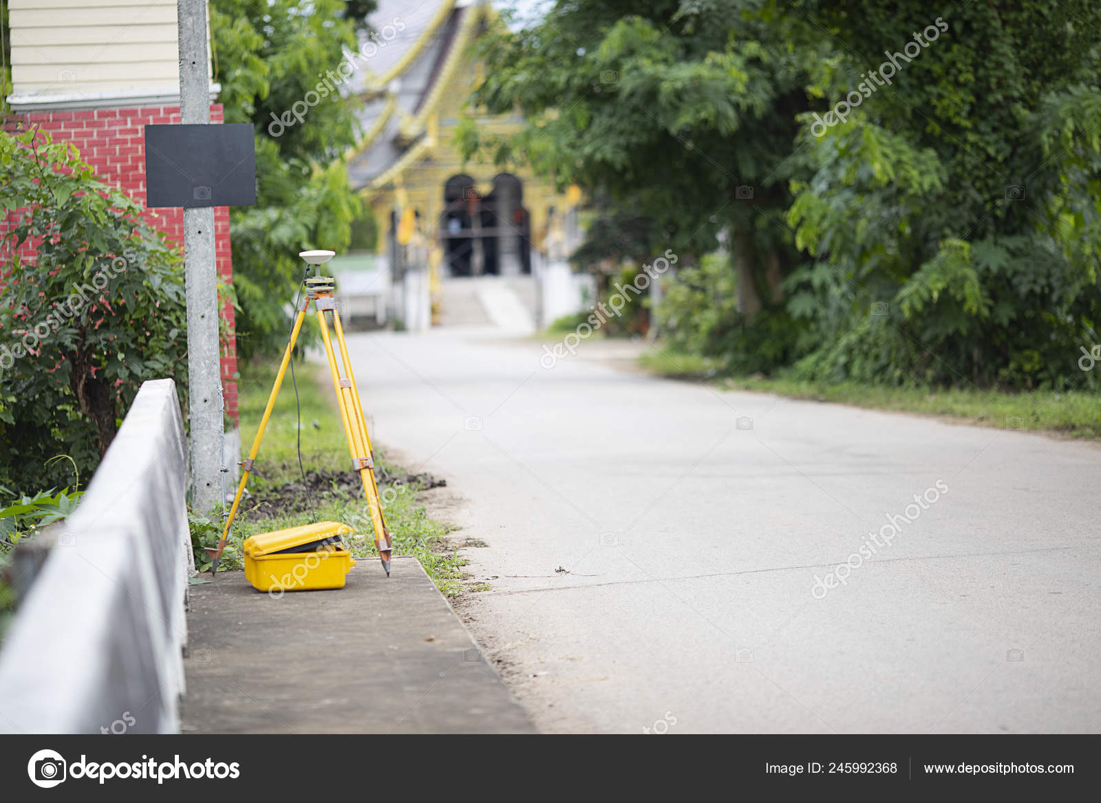 Gps Surveying Field Global Positioning System Stock Photo by ...