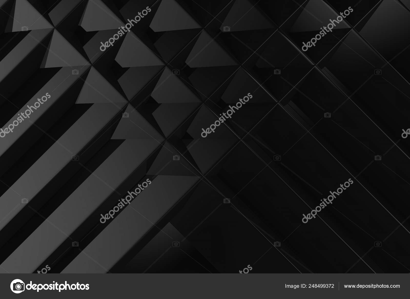 Rendering Modern Black Grid Pattern Wall Background Stock Photo by ...