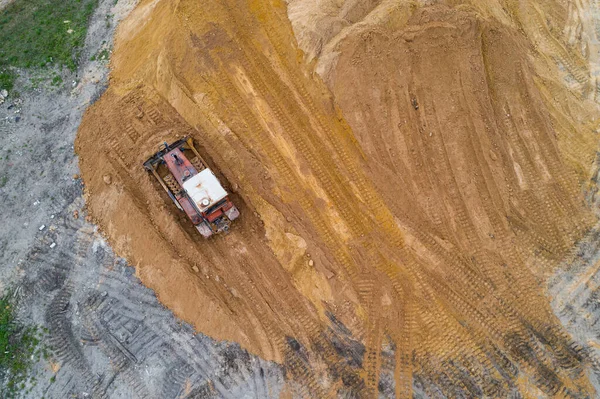 Excavator birds eye view Stock Photos, Royalty Free Excavator birds eye ...