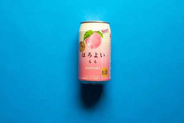 SUNTORY HOROYOI PEACH. Horoyoi es una bebida Chu-hi con un 3% de ...