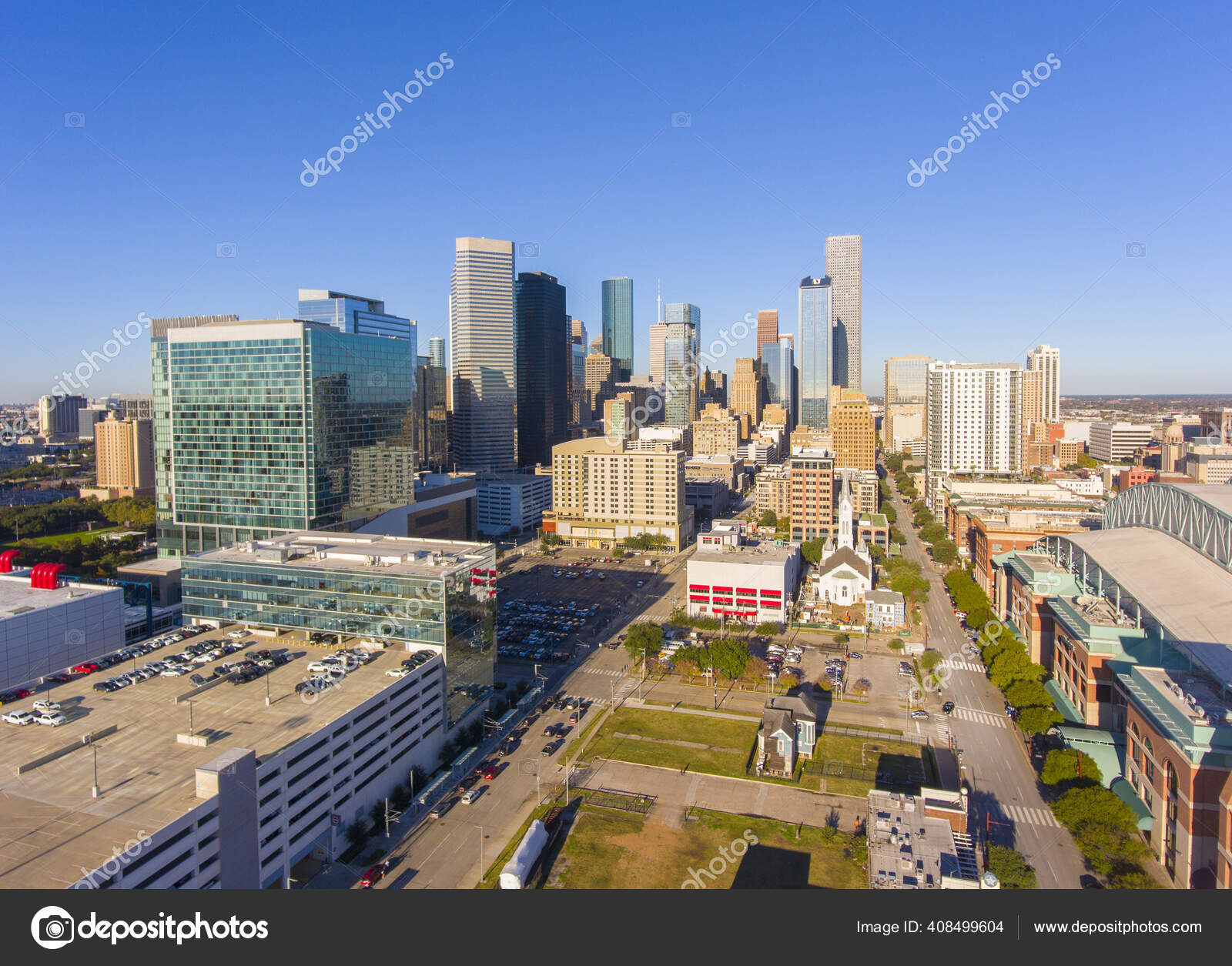 Aerial View Downtown Houston Breathtaking Aerial View Of Houston's
