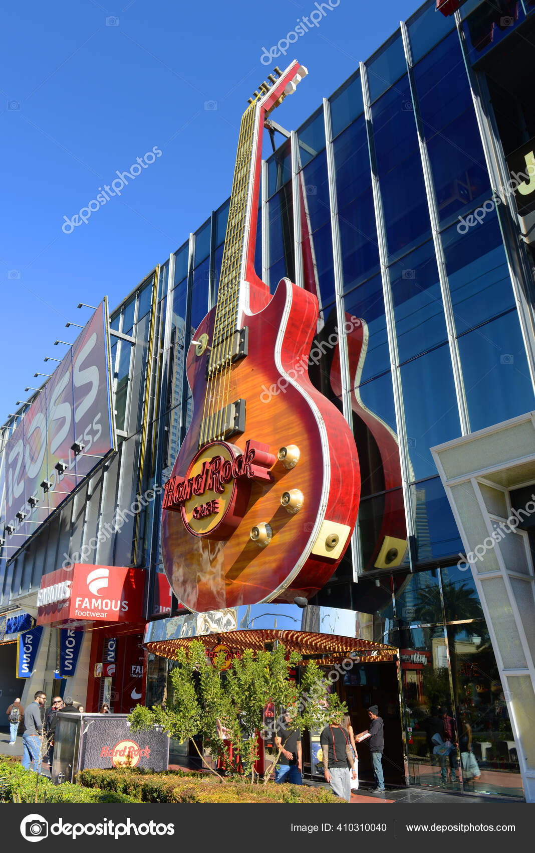 Hard Rock Cafe Showcase Mall Las Vegas Strip Las Vegas — Stock ...