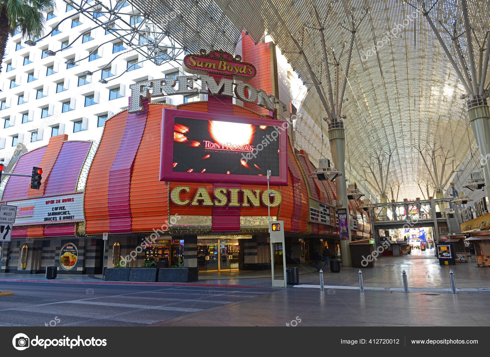 Fremont Hotel Casino Fremont Street Downtown Las Vegas Nevada Usa — Stock Editorial Photo ...