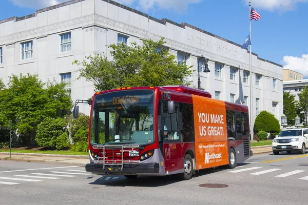 Manchester Transit Authority Mta Autobús Público Ruta Terminal Veterans ...