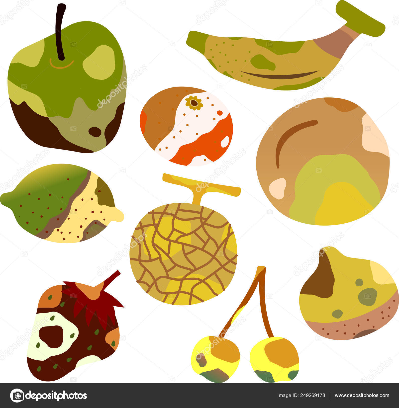 Rotten Fruits Clipart Free
