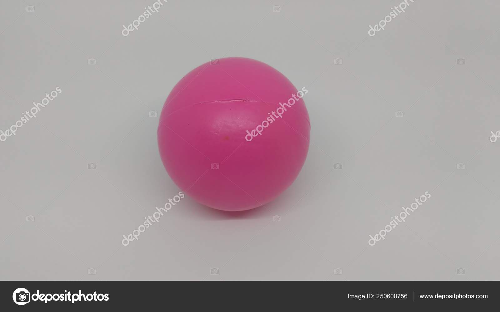One Pink Plastic Ball — Stock Photo © twinklepicture #250600756