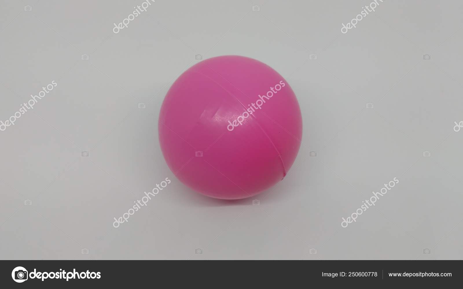 One Pink Plastic Ball — Stock Photo © twinklepicture #250600778