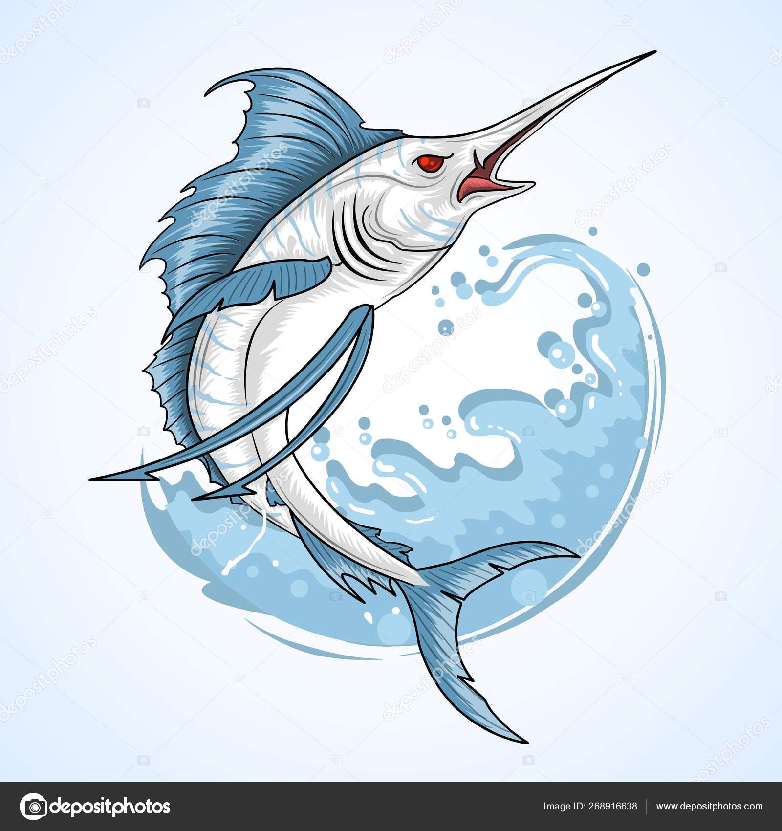 Marlin Fishing Svg, Fishing Svg, Marlin Fish Svg, Marlin Clipart ...