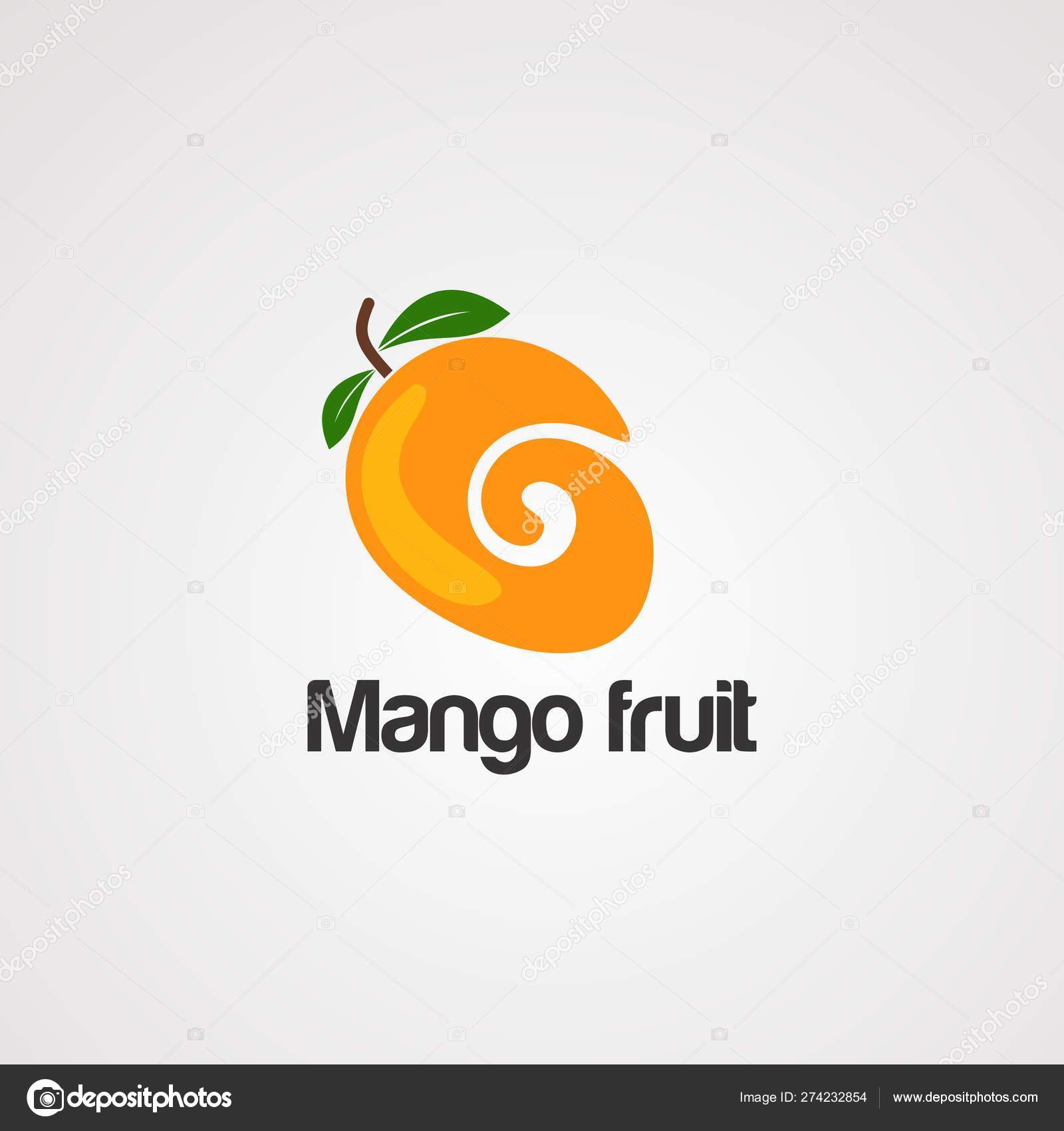 Mango Fruit Logo