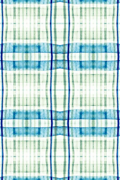 Watercolor Scottish Print. Blue Stripes Material. - Stock Image ...