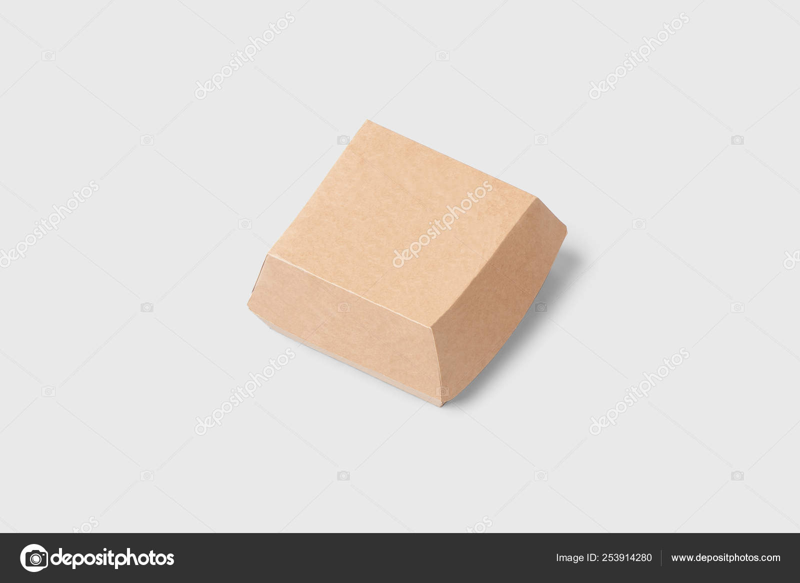 Burger Box Top View White Background High Resolution Photo Hamburger ...
