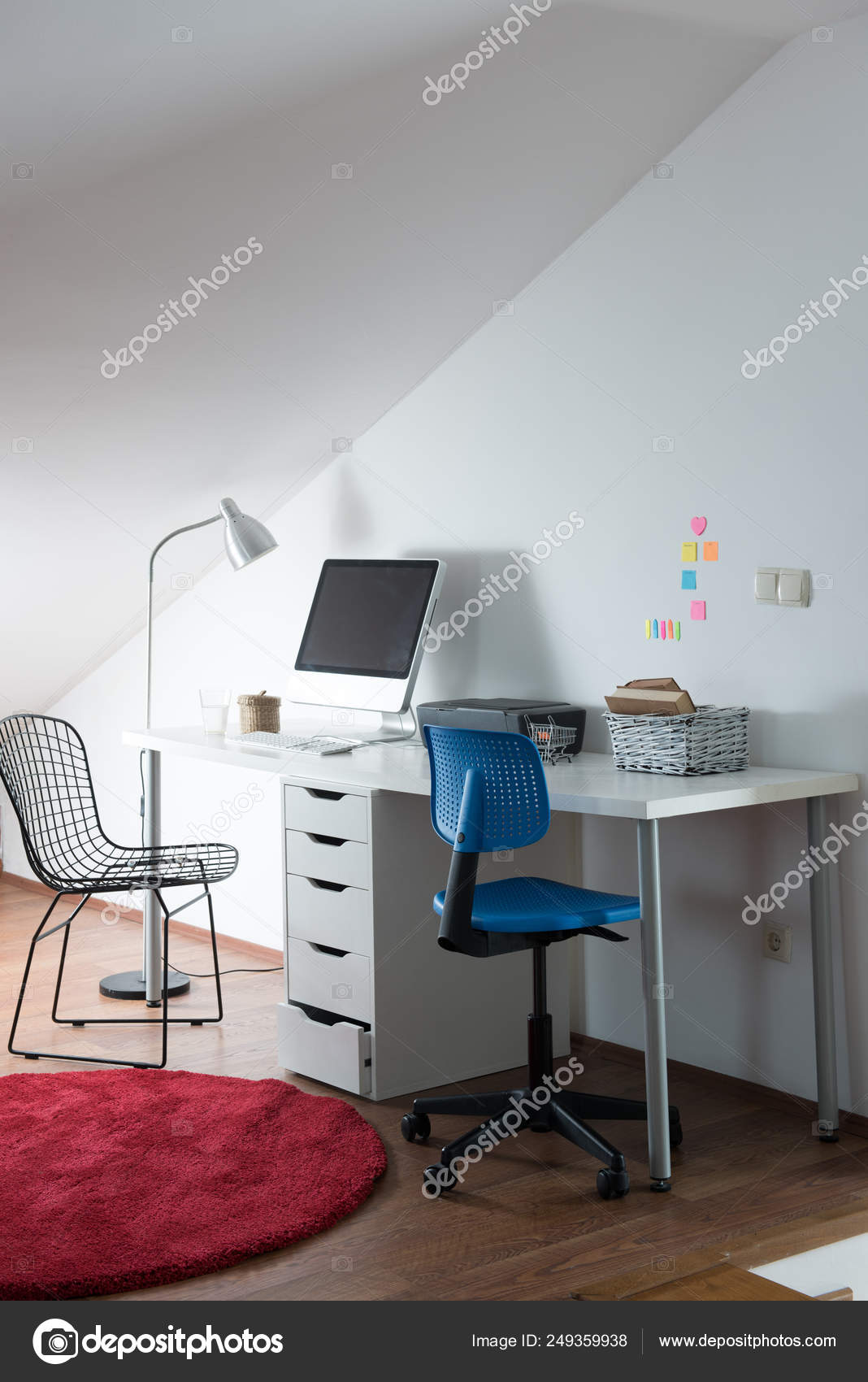 Computer Screen Modern Room Decorative Living Room Style Stock Photo by ...