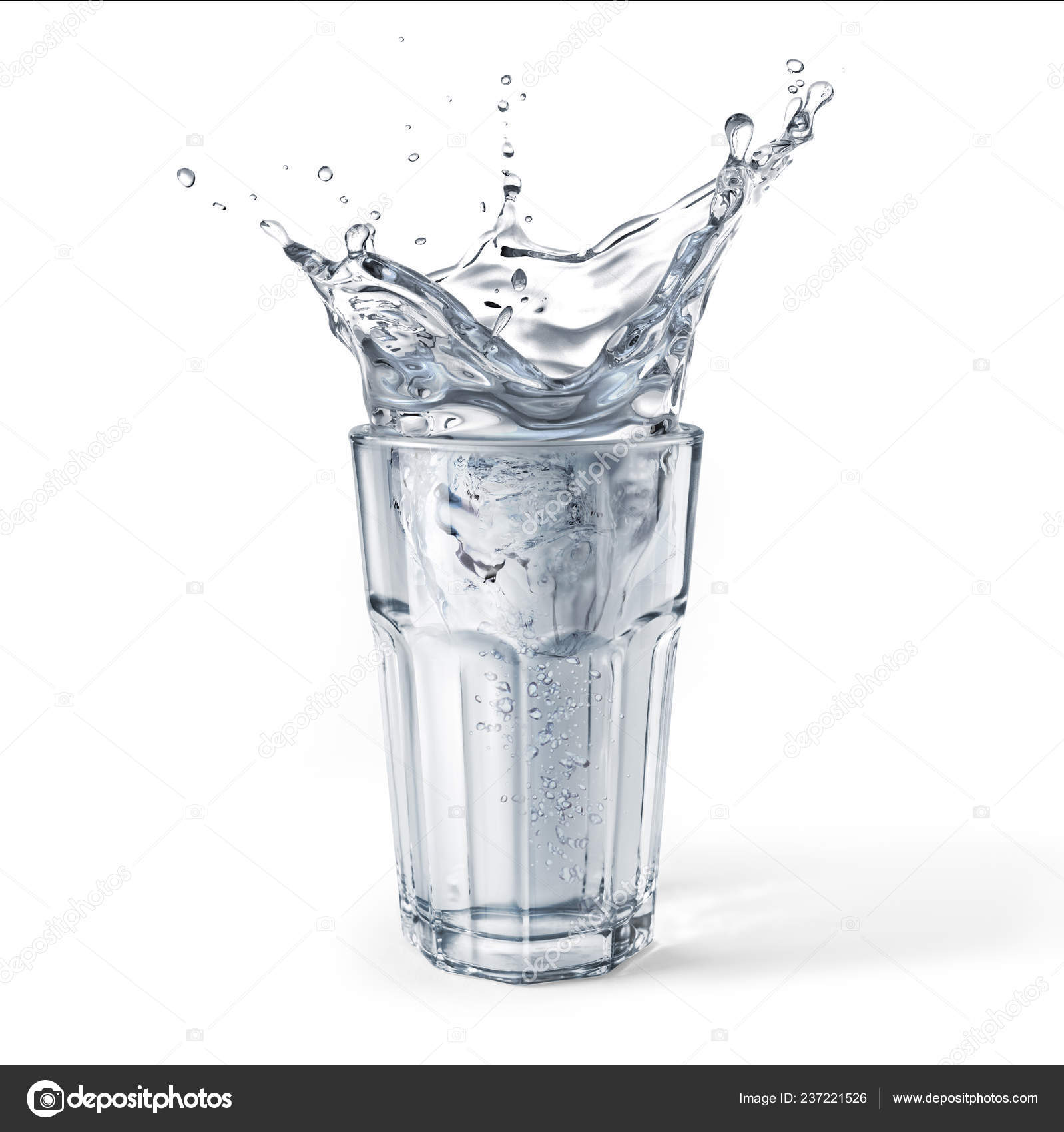Copo Cheio De Agua Clipart Imagens Vetoriais De Copo De água