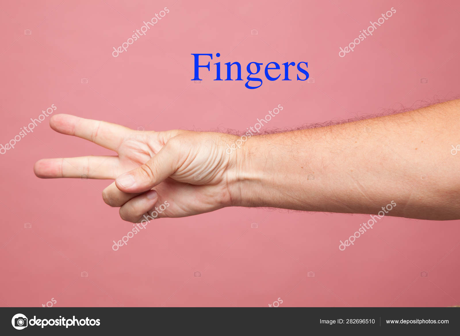 Signs Signals Made Hand Numerical Signs Done Fingers One Two — Stock ...