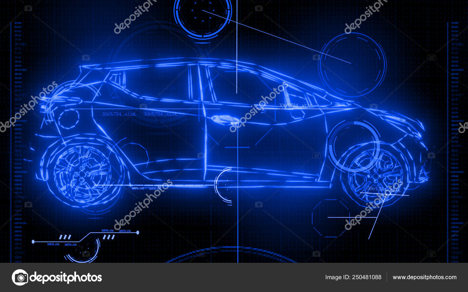 Illustration Scifi Hud Screen Background Hud Futuristic Blue User ... Illustration Scifi Hud Screen Background Hud Futuristic Blue User ...