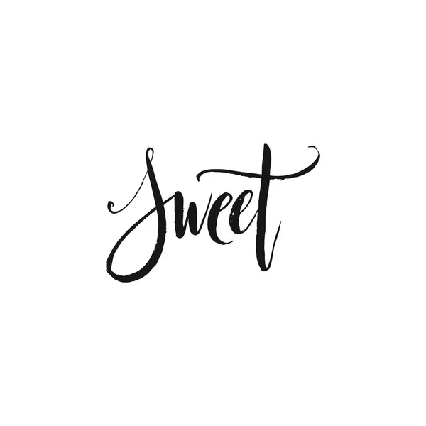 The Word Sweet In Cursive