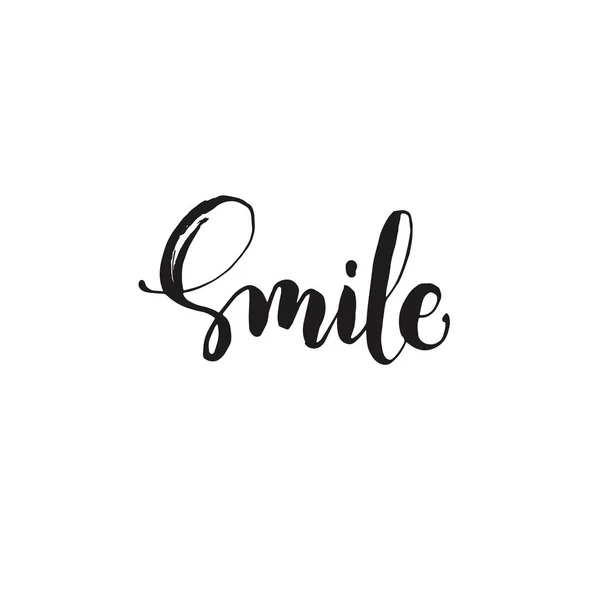 The Word Smile In Cursive