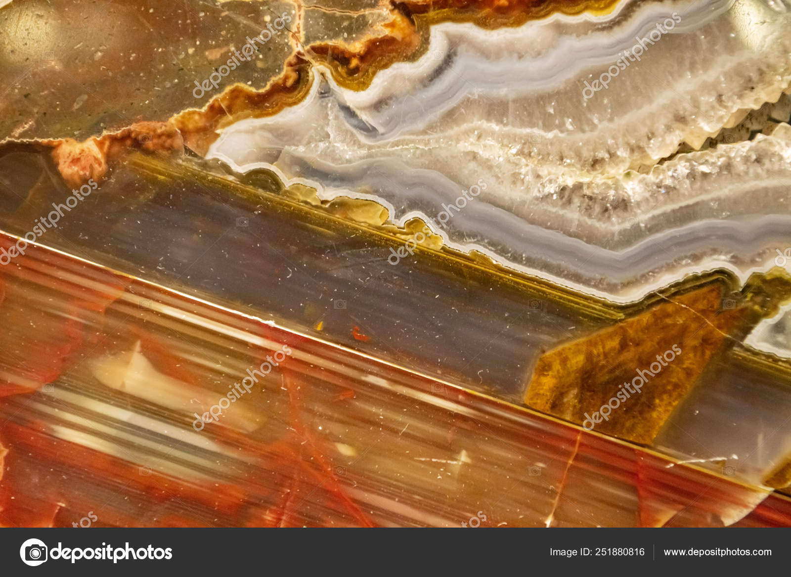 Beautiful natural agate pattern. Background Stock Photo by ©Semiglass ...