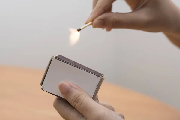 lighting match box stick - Stock Image - Everypixel
