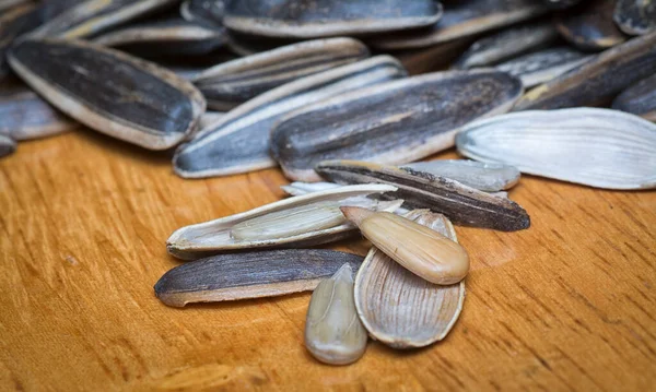 Fresh Roasted Edible Sunflower Seeds — Stock Photo © sweemingyoung ...