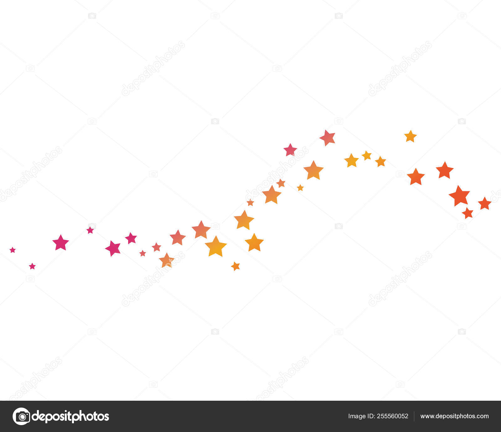 Set of abstract star background template vector Stock Vector by ...