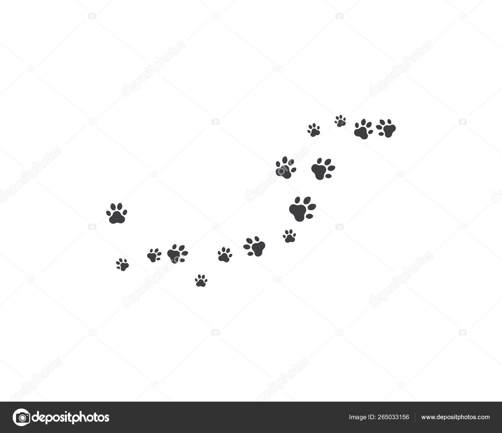 Paw background template Stock Vector Image by ©uminurwakhidah875 #265033156