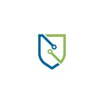 Shield Logo Design Isolated White Background Vector Illustration Stock ...