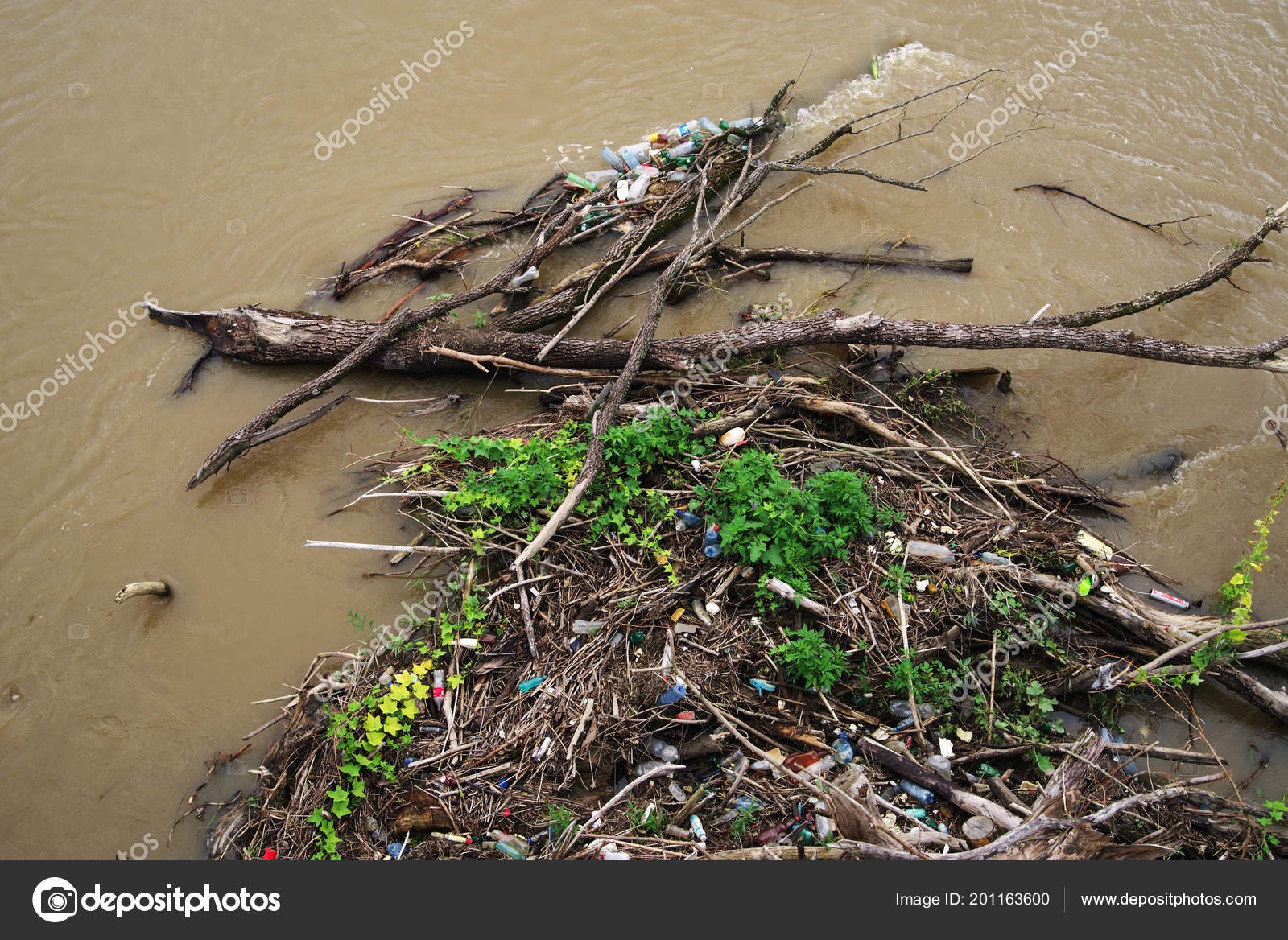 Water Pollution Garbage Plastic Bottles Stock Photo by ©rechitansorin ...