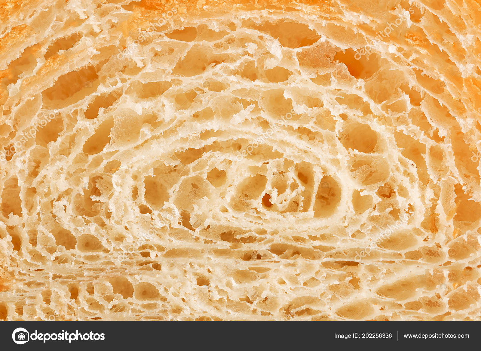 Puff Pastry Fresh Croissant Texture Stock Photo by ©Zakharova 202256336