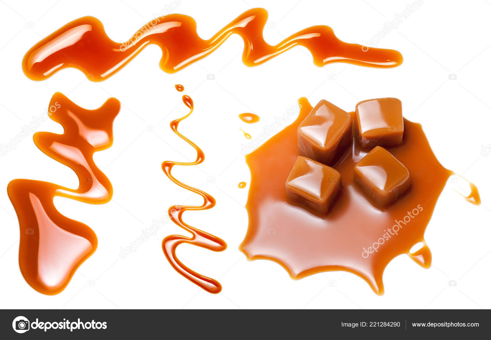 Caramel Syrup Isolated White Background Stock Photo by ©Zakharova 221284290