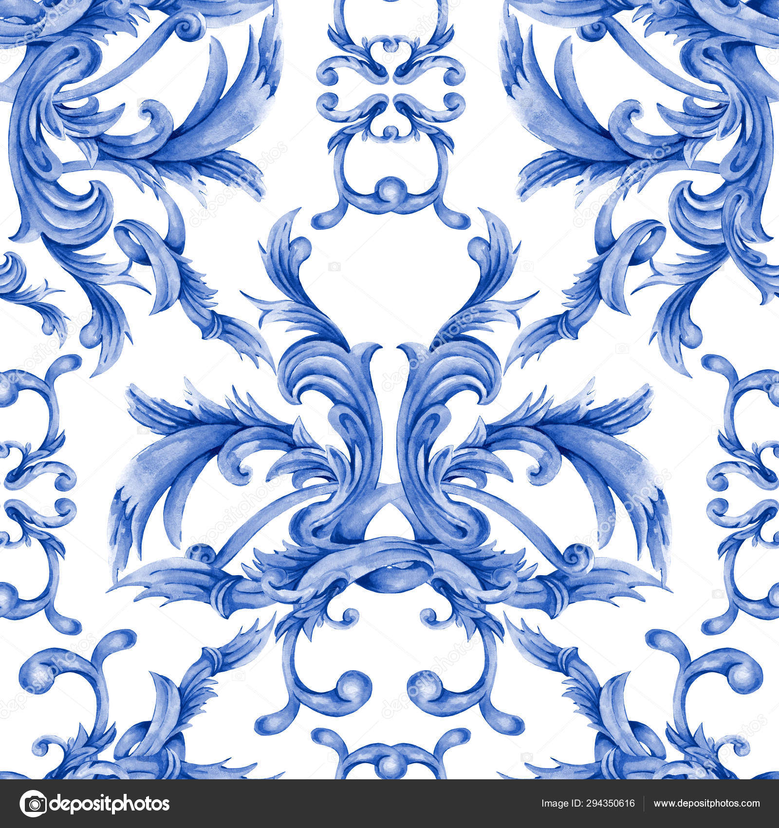Rococo Wallpaper Seamless