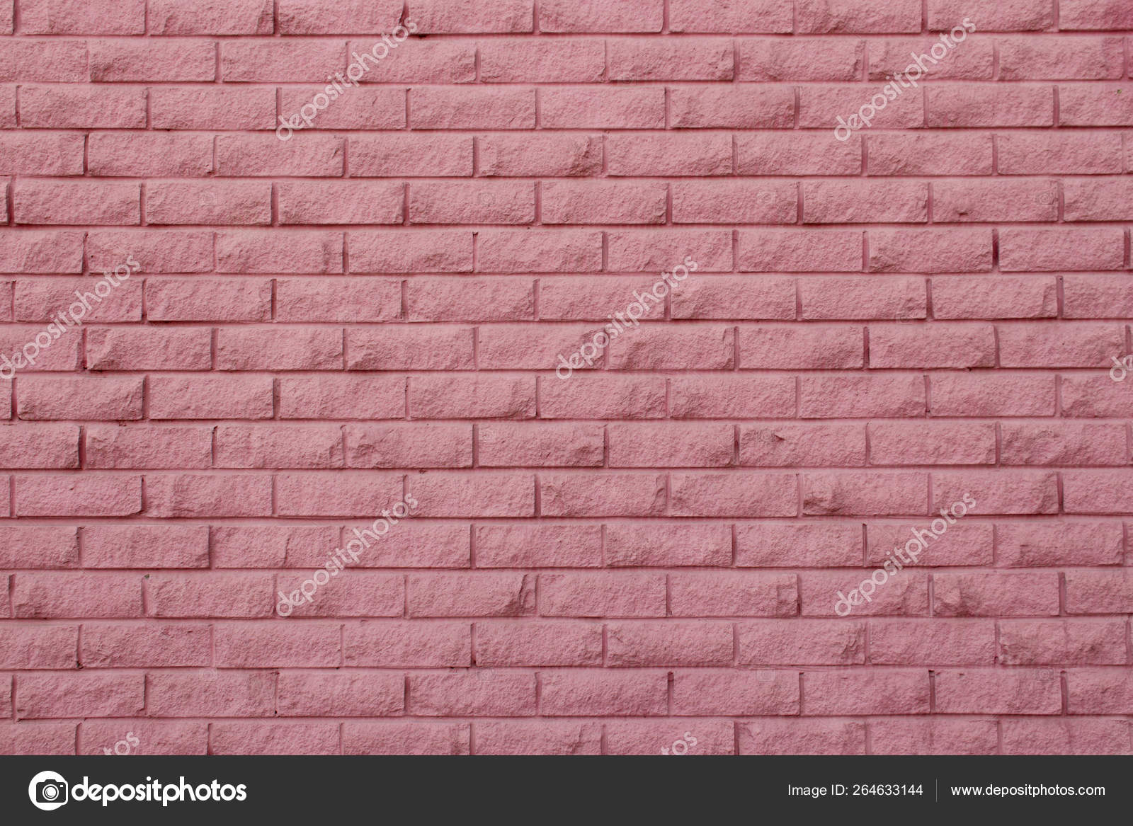 Light urban pink brick wall textured background — Stock Photo ...