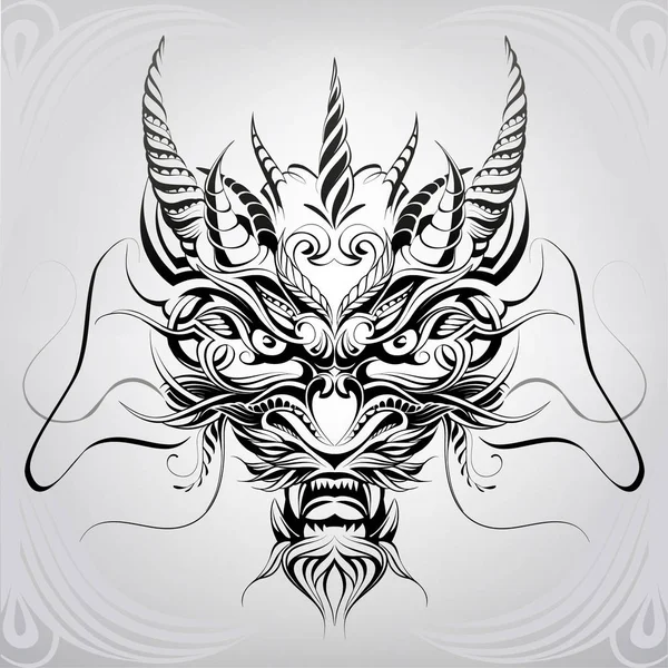 Dragon Face Design